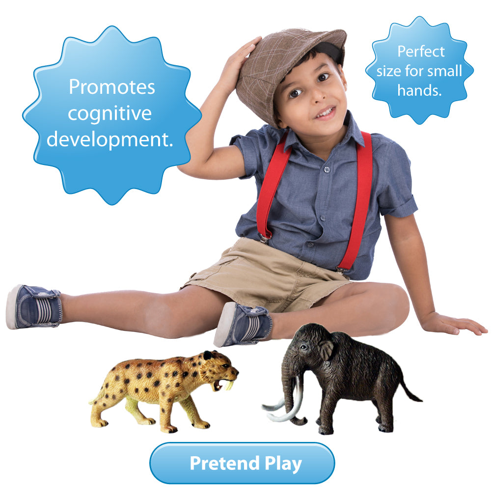 Plastic Ice Age Toy Set of 6 Figures boxed – Lello and Monkey