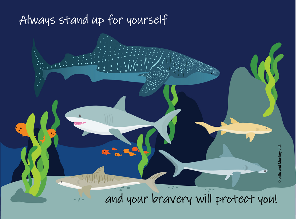 Jigsaw Puzzle Game with Sharks and a Bravery Message | Made in the UK ...